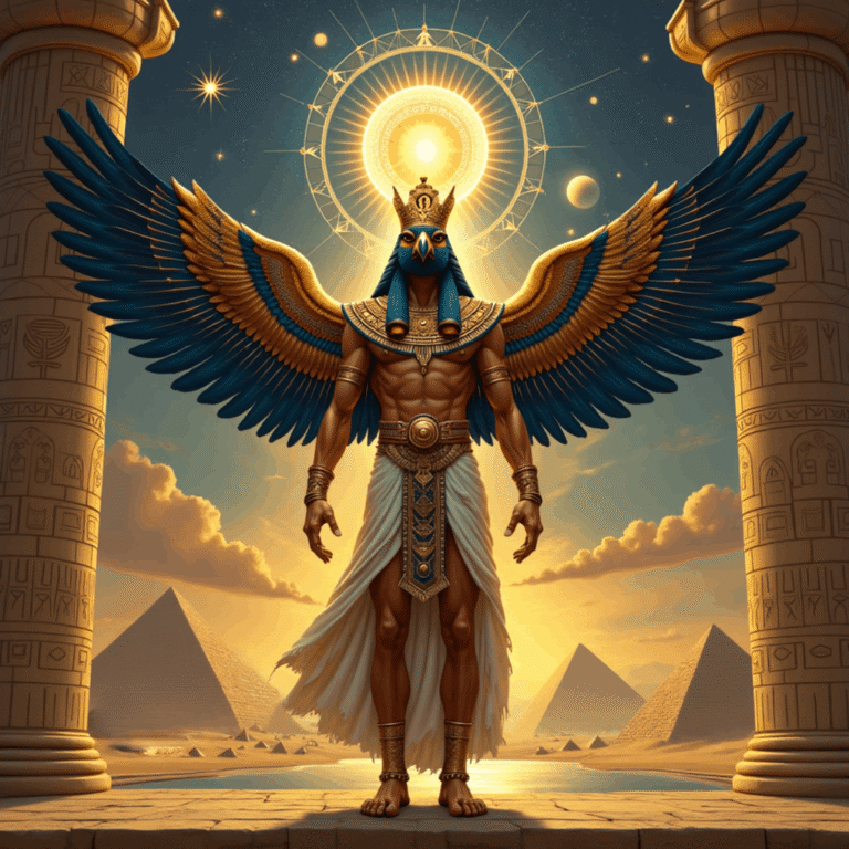 🦅 Horus: The Falcon God of Kingship, Sky, and Divine Order - Zen Gate